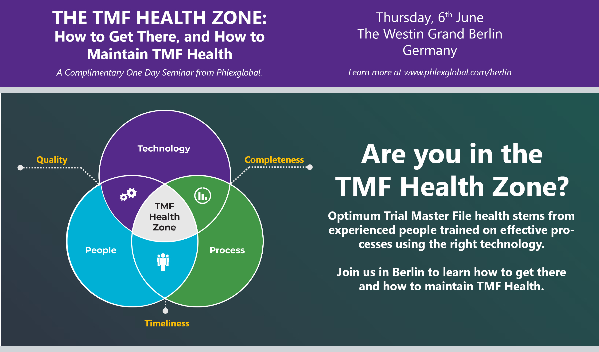 Phlexglobal TMF Health Zone Seminar - Berlin